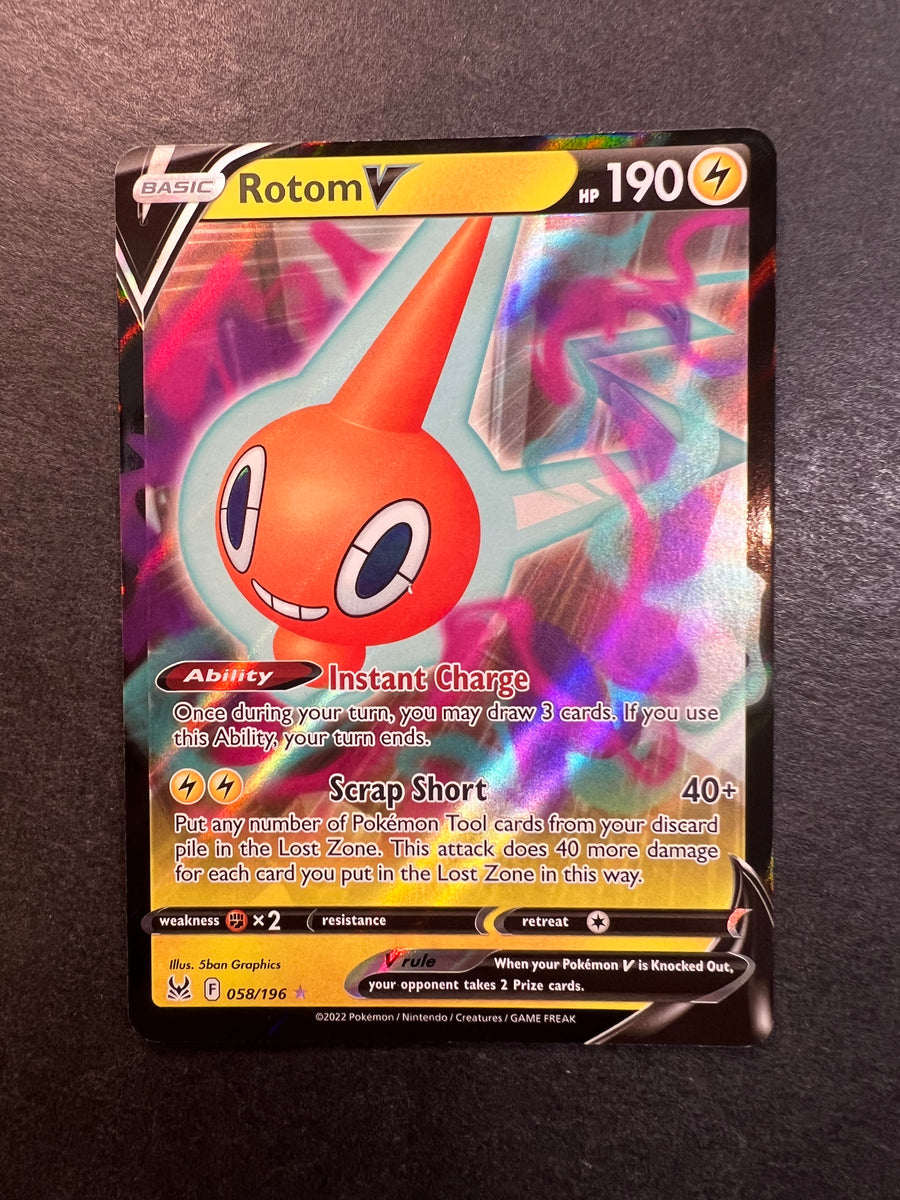 Rotom V - 058/196 Ultra Rare - Lost Origin – JAB Games13