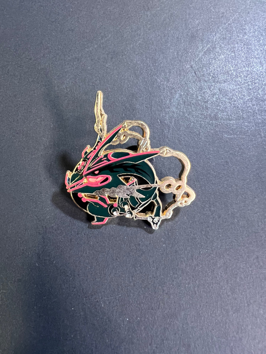 Pokemon Official Shiny Rayquaza Metal Pin! – JAB Games13