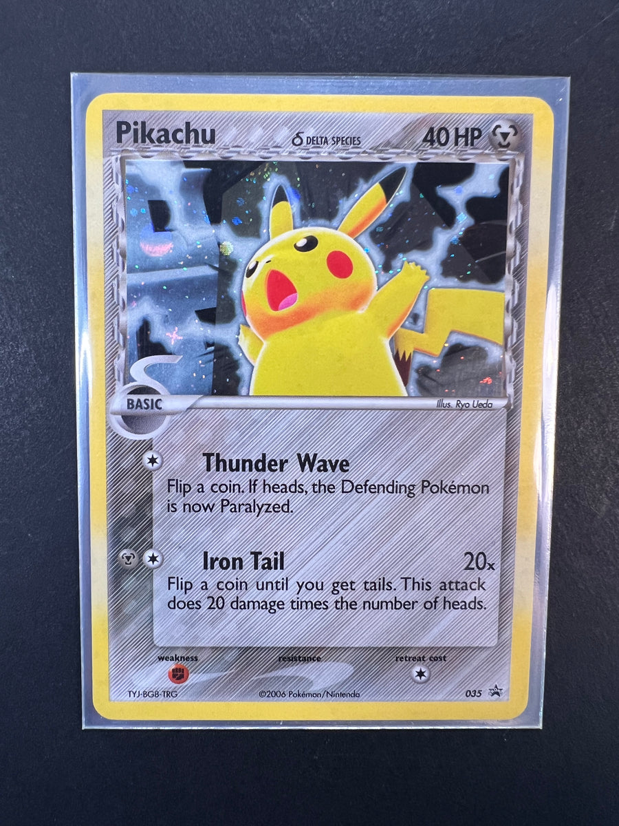 Pikachu - 035 Delta Species Holo Rare Black Star Promo! – JAB Games13