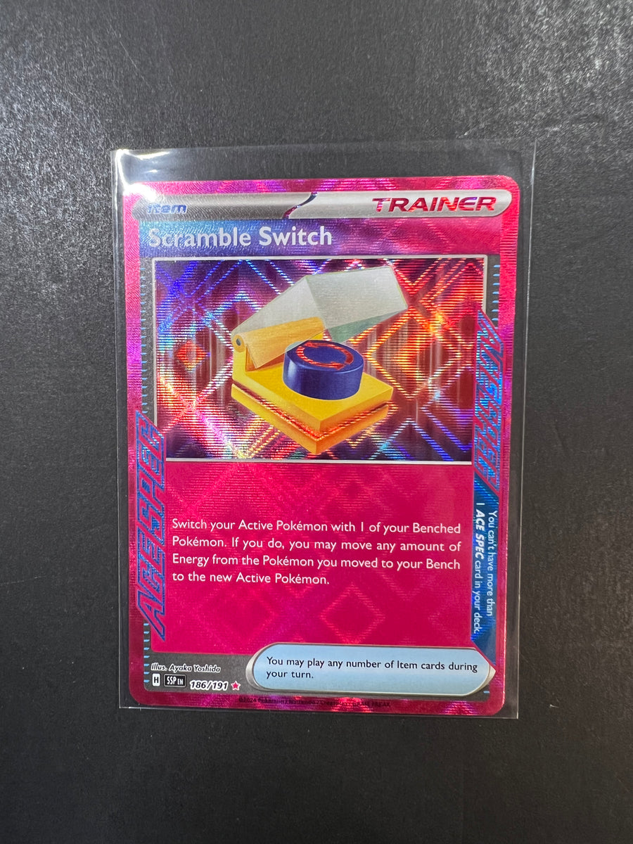 Scramble Switch - 186/191 Ace Spec Holo Trainer - Surging Sparks – JAB ...