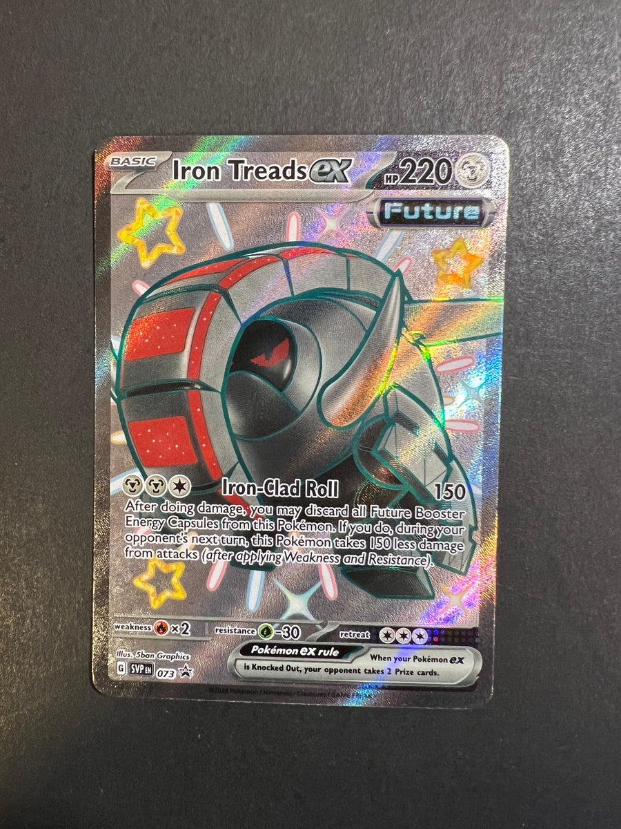 Iron Treads ex - 073 Shiny Full Art Ultra Rare Promo - Paldean Fates ...