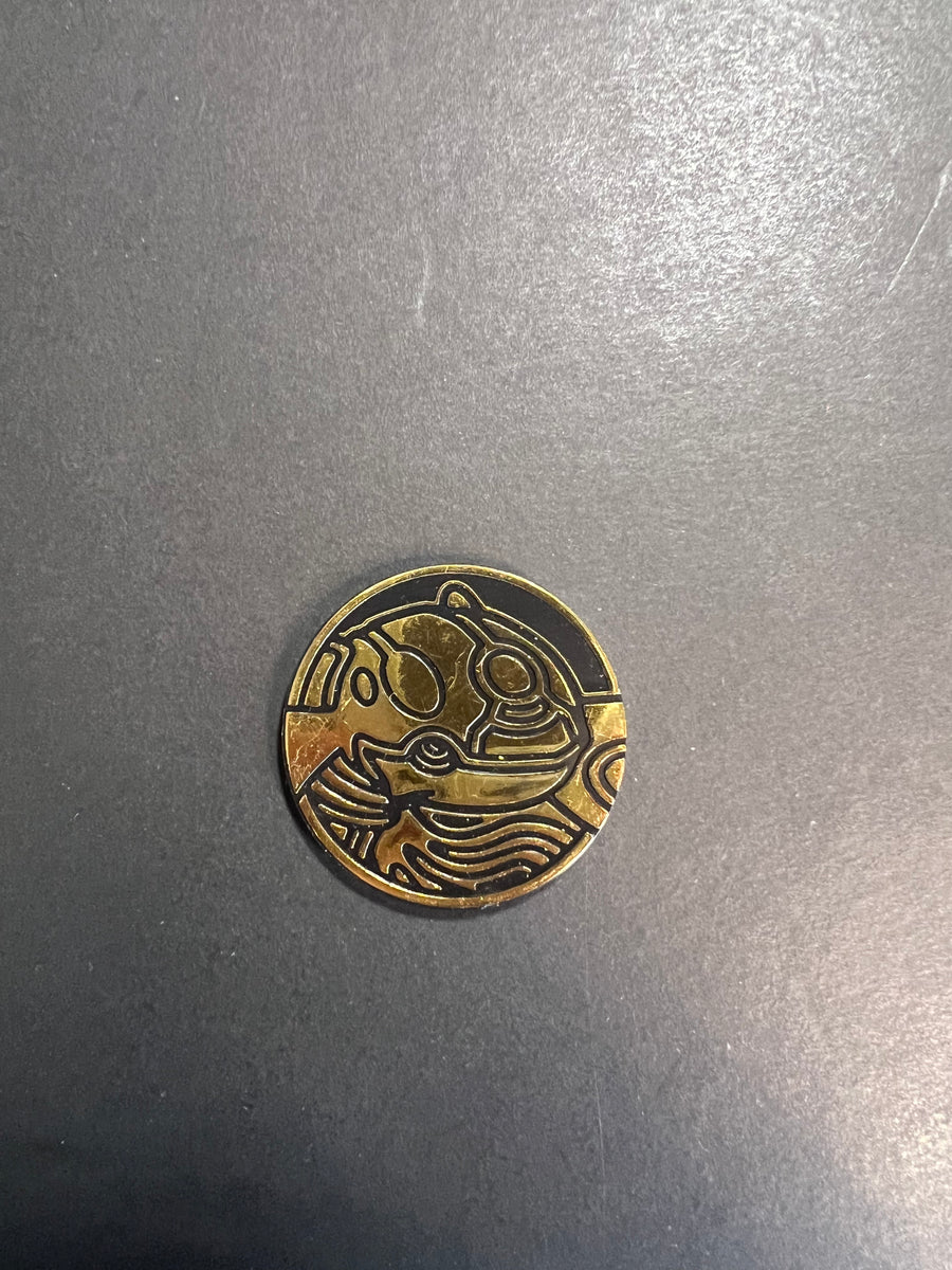 Official Pokemon Kyogre Coin - Gold – JAB Games13