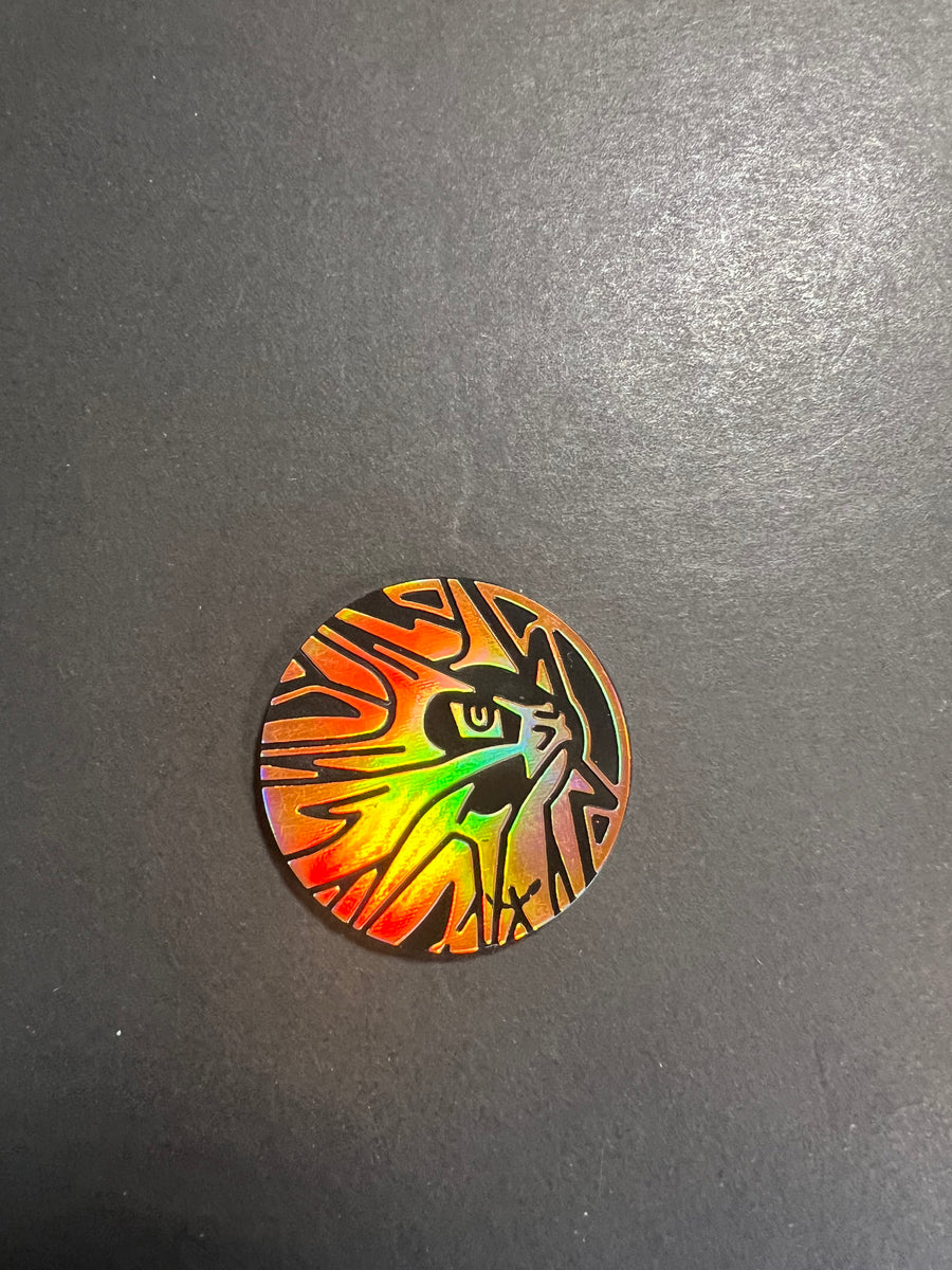 Official Pokemon Solgaleo Coin - Orange – JAB Games13