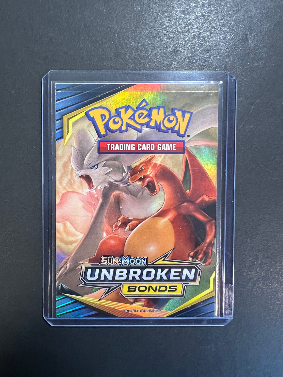 Pokemon Unbroken Bonds Sticker - Reshiram & Charizard Tag Team - New ...