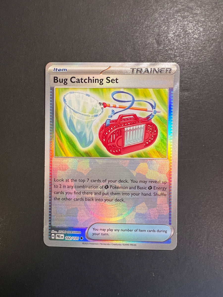Bug Catching Set - 102/131 Holo Rare Pokeball Trainer - Prismatic Evol ...