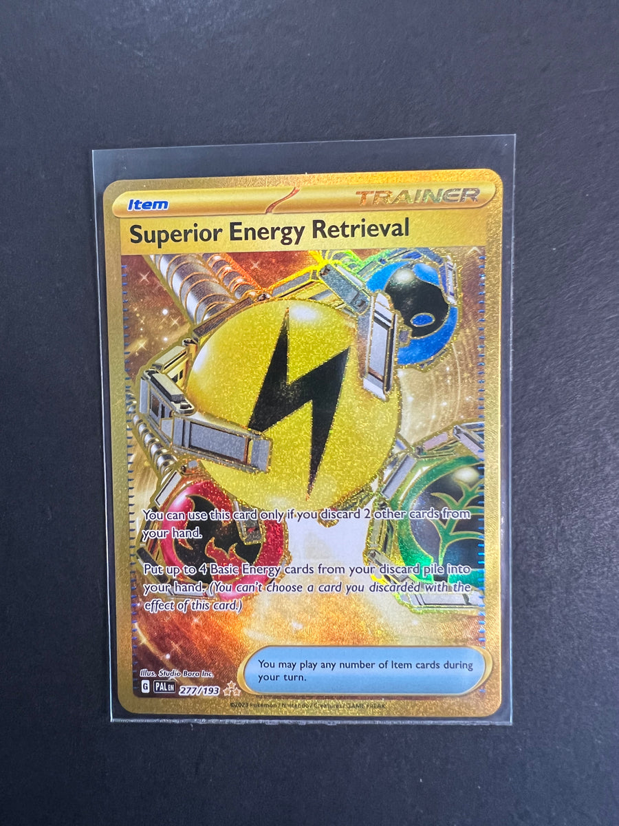 Superior Energy Retrieval - 277/193 Gold Full Art Ultra Rare Trainer ...
