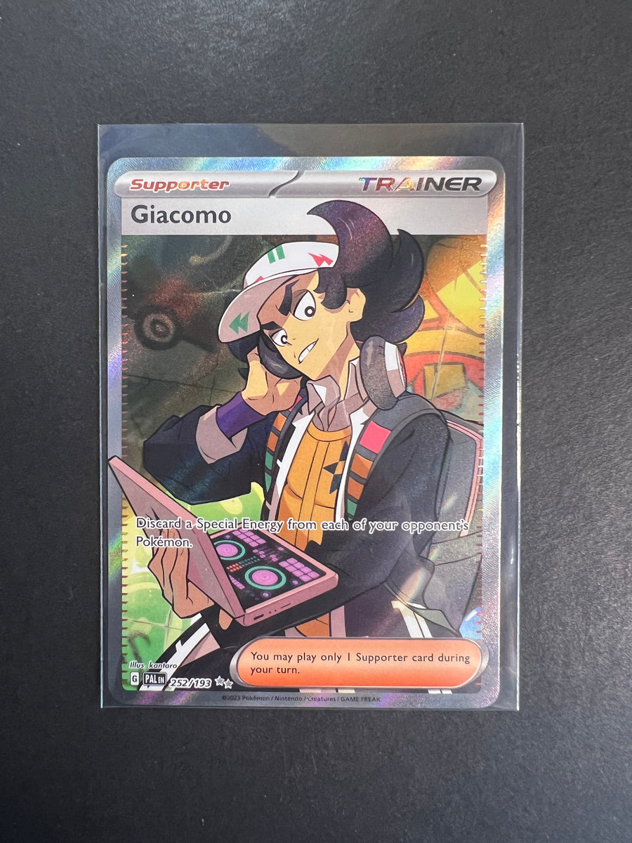 Giacomo - 252/193 Full Art Ultra Rare Trainer - Paldea Evolved – JAB ...