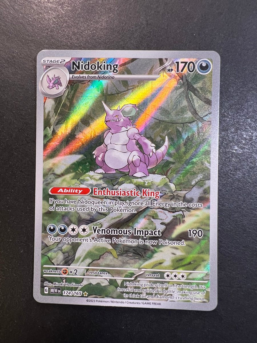 Nidoking - 174/165 Ultra Rare - Pokemon 151 Set – JAB Games13