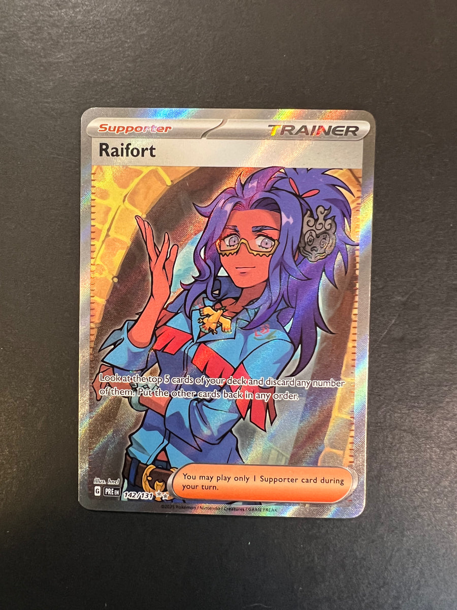 Raifort - 142/131 Full Art Ultra Rare Trainer - Prismatic Evolutions ...