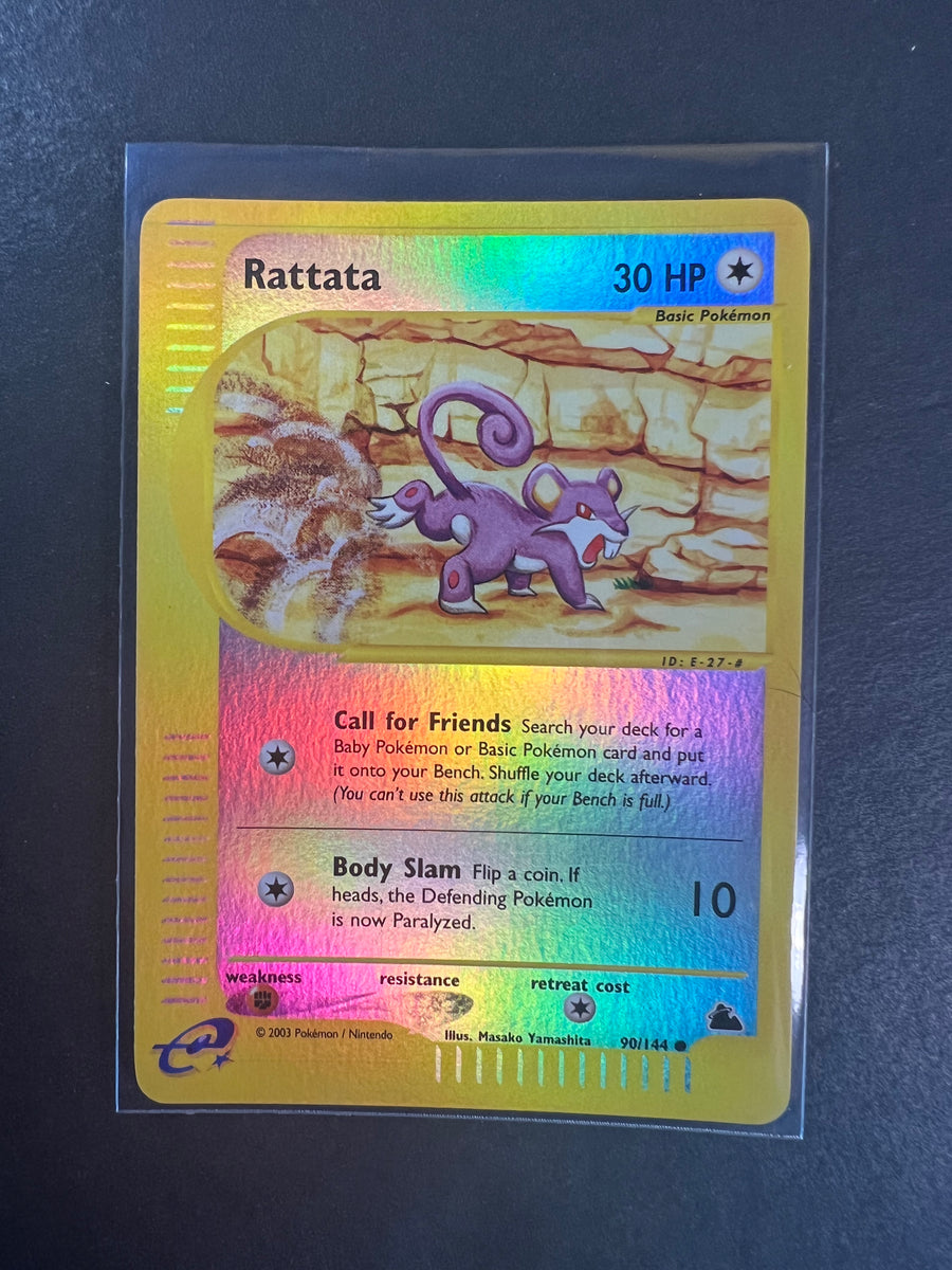 Rattata - 90/144 Reverse Holo - WOTC Pokemon Skyridge Set – JAB Games13