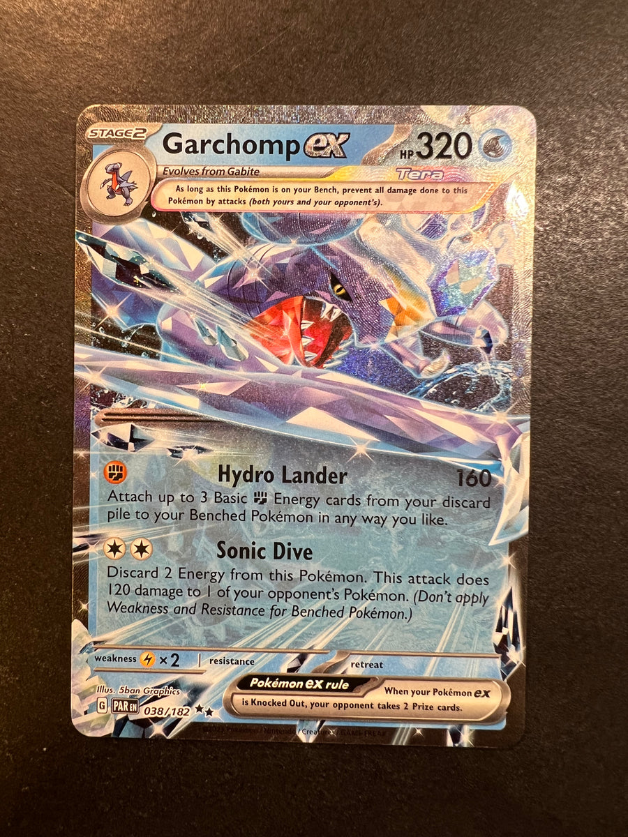 Garchomp ex - 038/182 Ultra Rare - Paradox Rift – JAB Games13