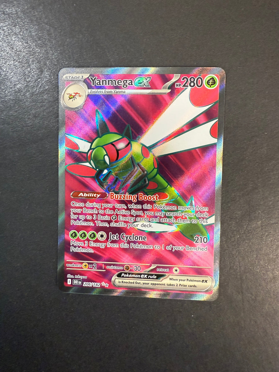 Yanmega ex - 206/182 Full Art Ultra Rare - Destined Rivals – JAB Games13
