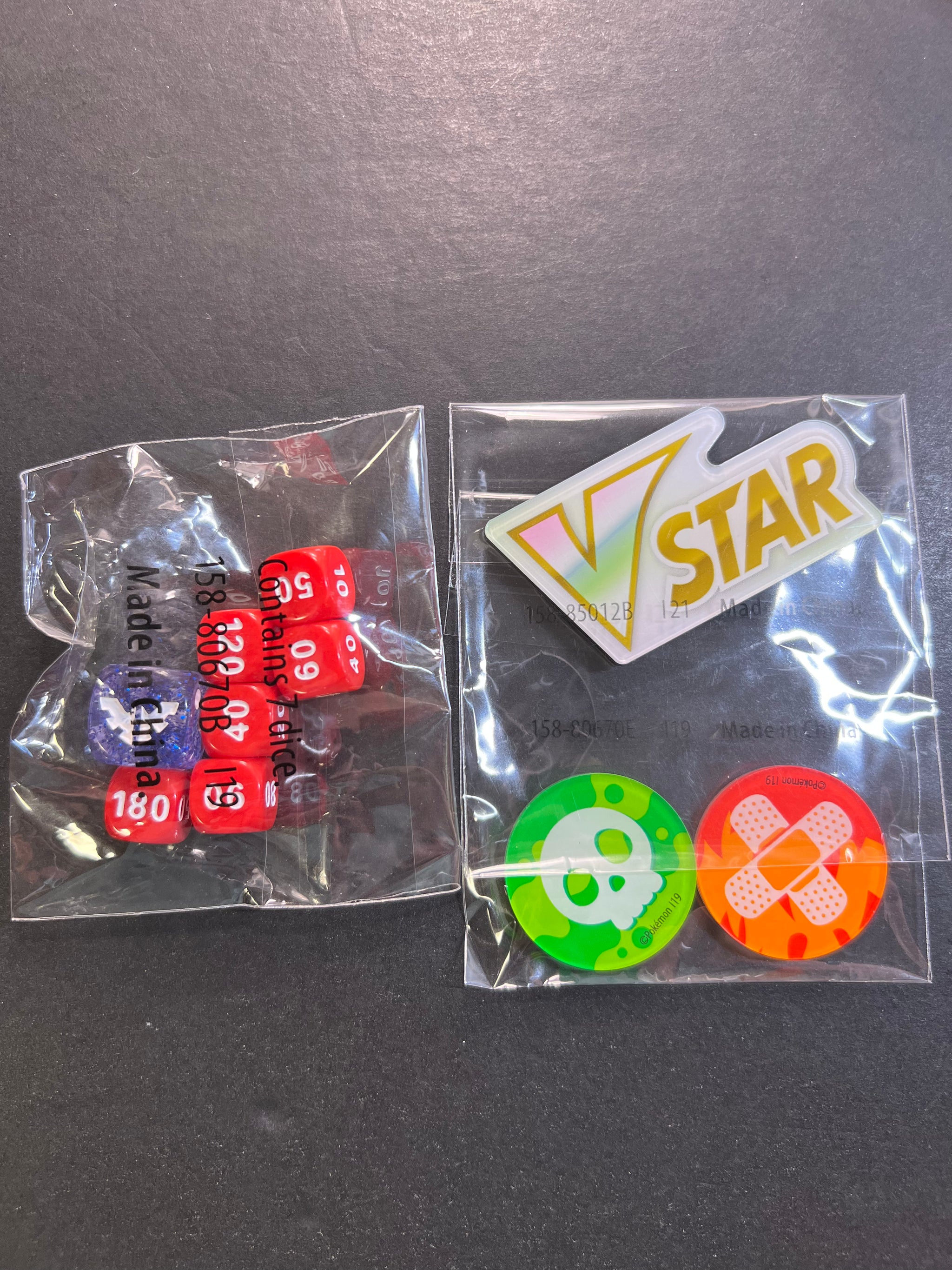 Pokemon Metal Dice Damage Counters Pokemon TCG Damage Counter Dice ...