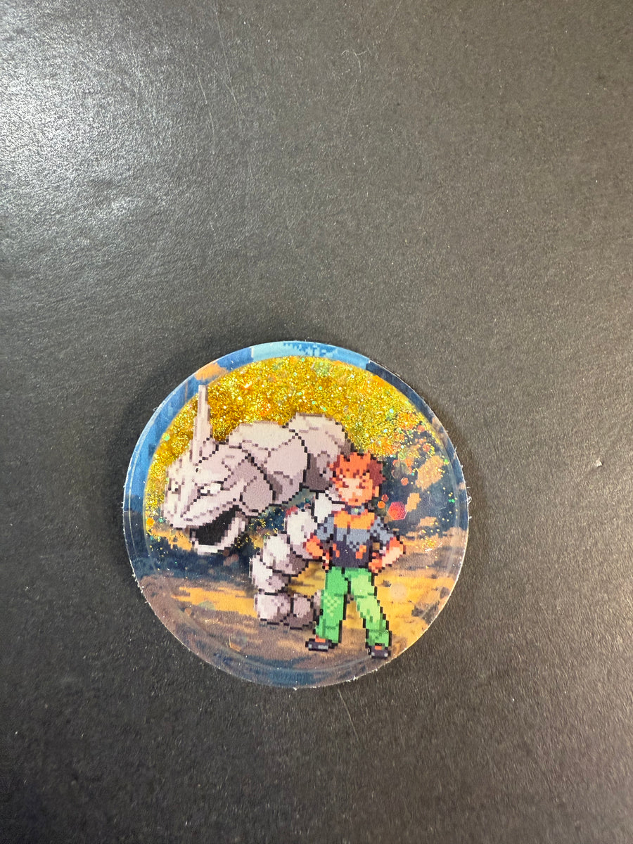 Pokemon Brock & Onix Snow Globe Magnet – JAB Games13