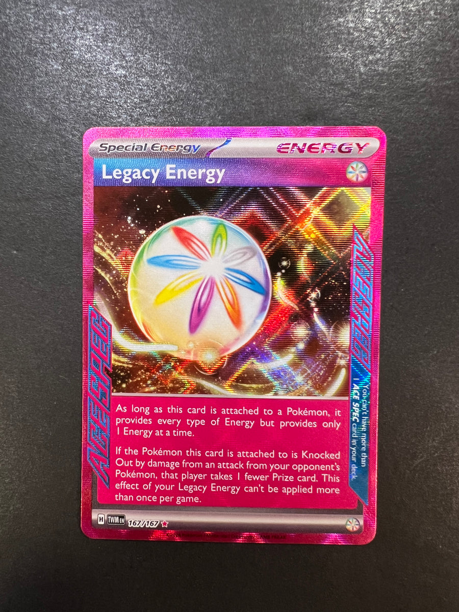 Legacy Energy - 167/167 Ace Spec Holo Rare - Twilight Masquerade – JAB ...
