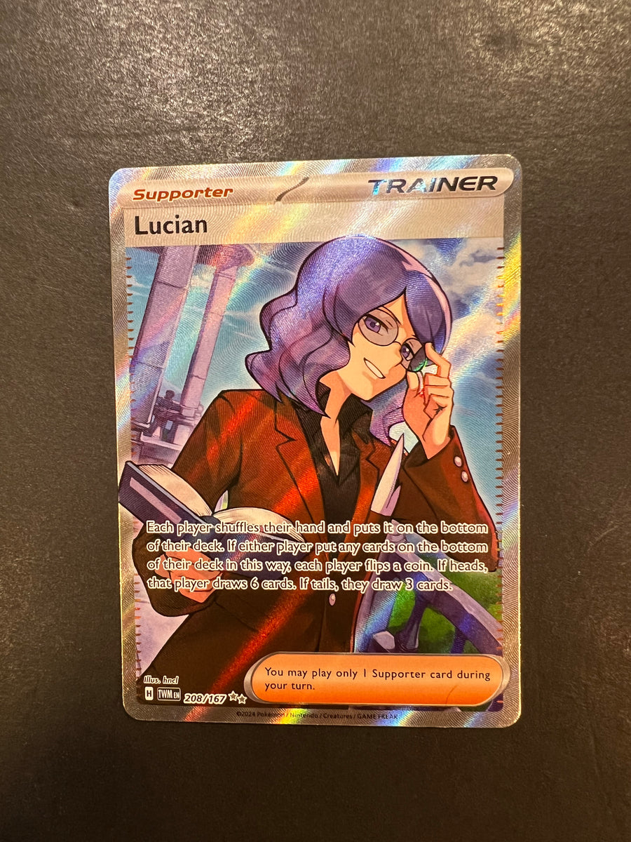 Lucian - 208/167 Full Art Ultra Rare Trainer - Twilight Masquerade ...