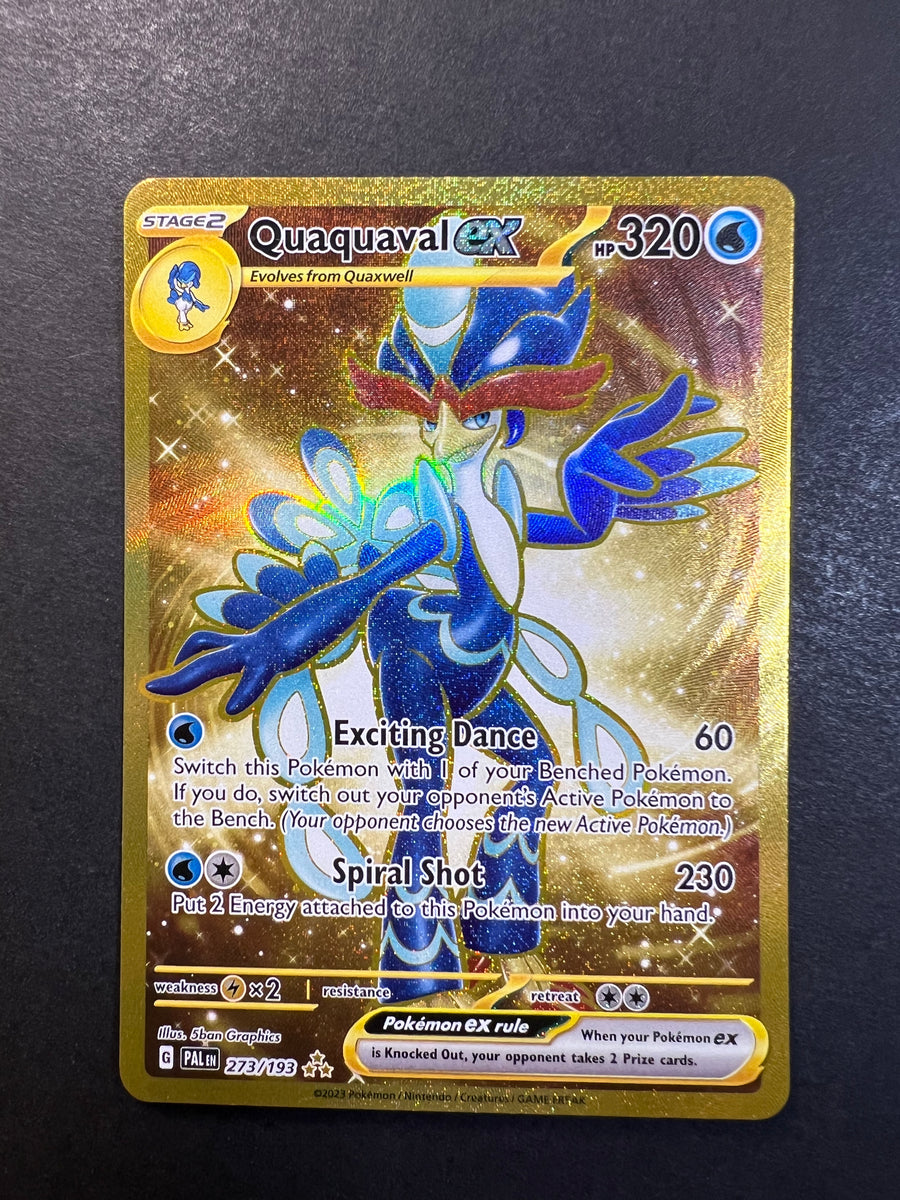 Quaquaval ex - 273/193 Gold Full Art Secret Rare - Paldea Evolved – JAB ...