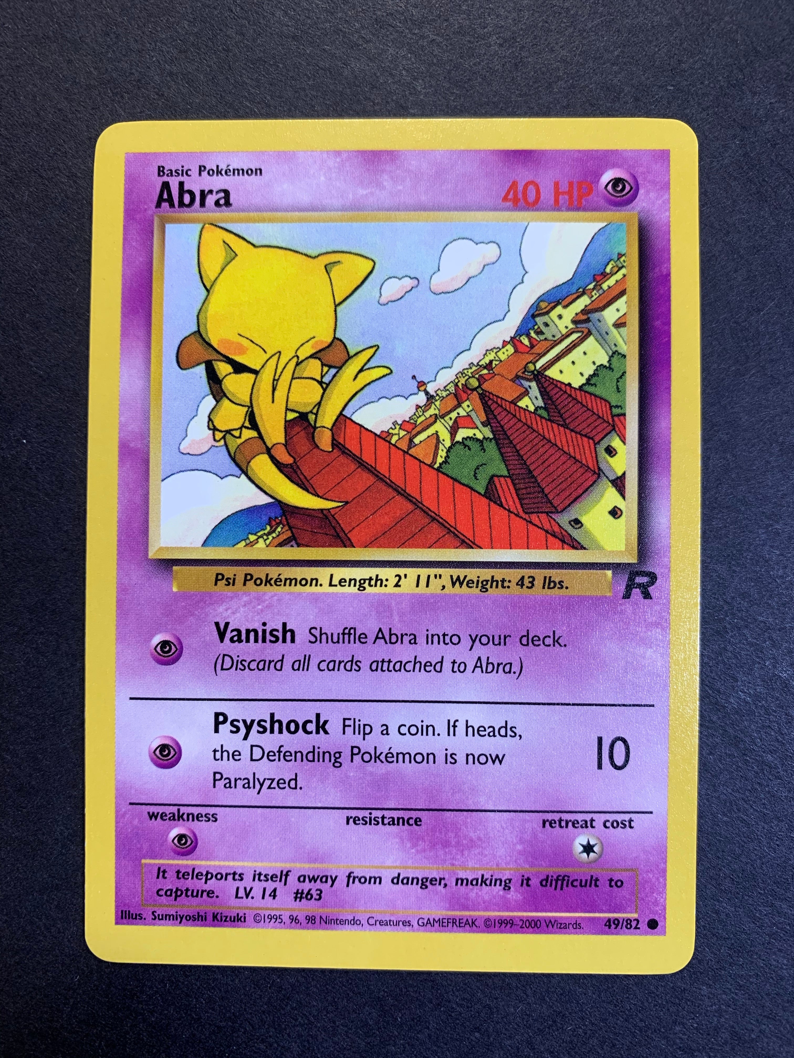 Abra Pokemon Card