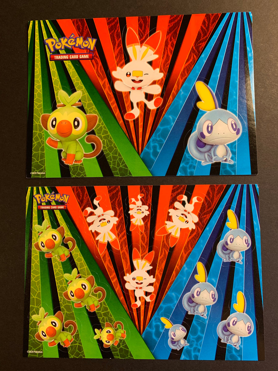 Pokemon Sticker Sheets - Scorbunny, Grookey & Sobble – JAB Games13