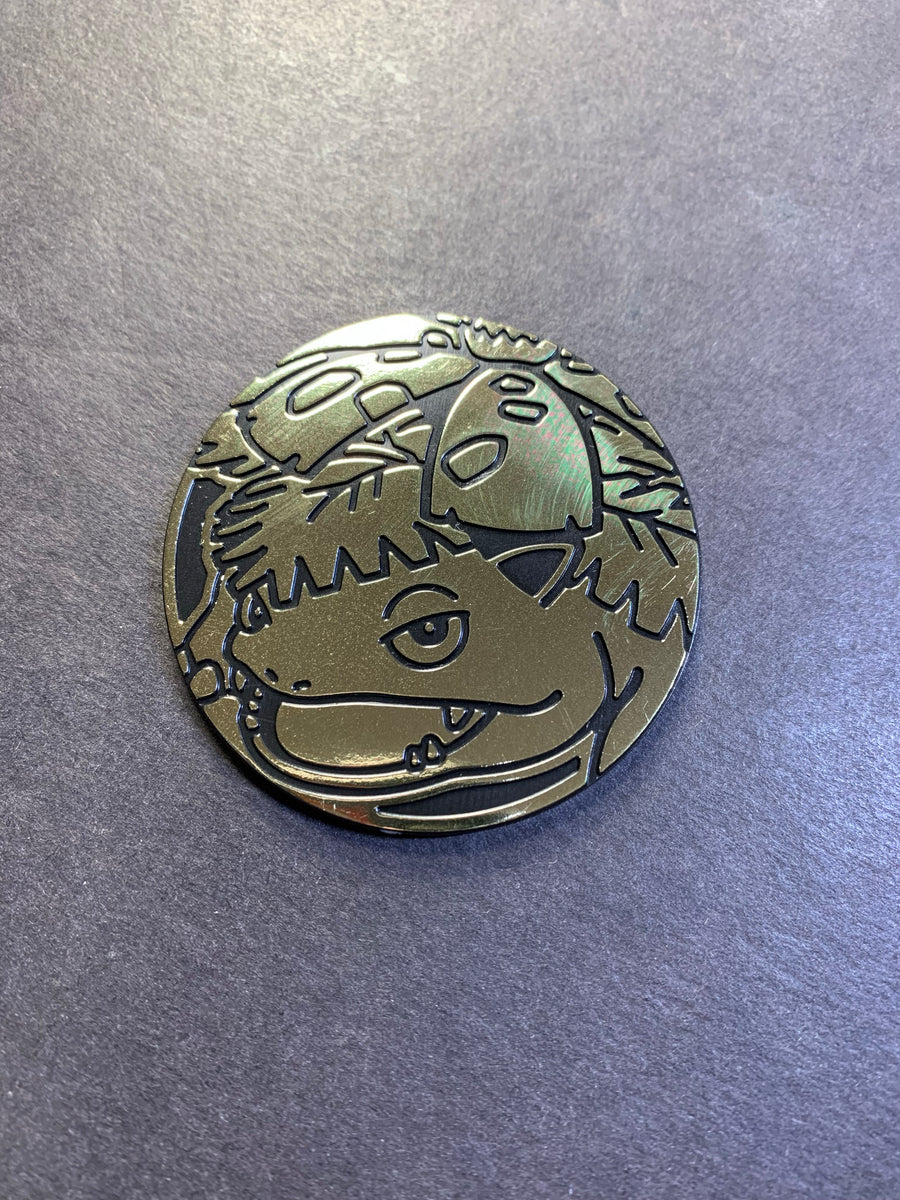 Official Pokemon Jumbo Gold Venusaur Coin - Brilliant Stars – JAB Games13