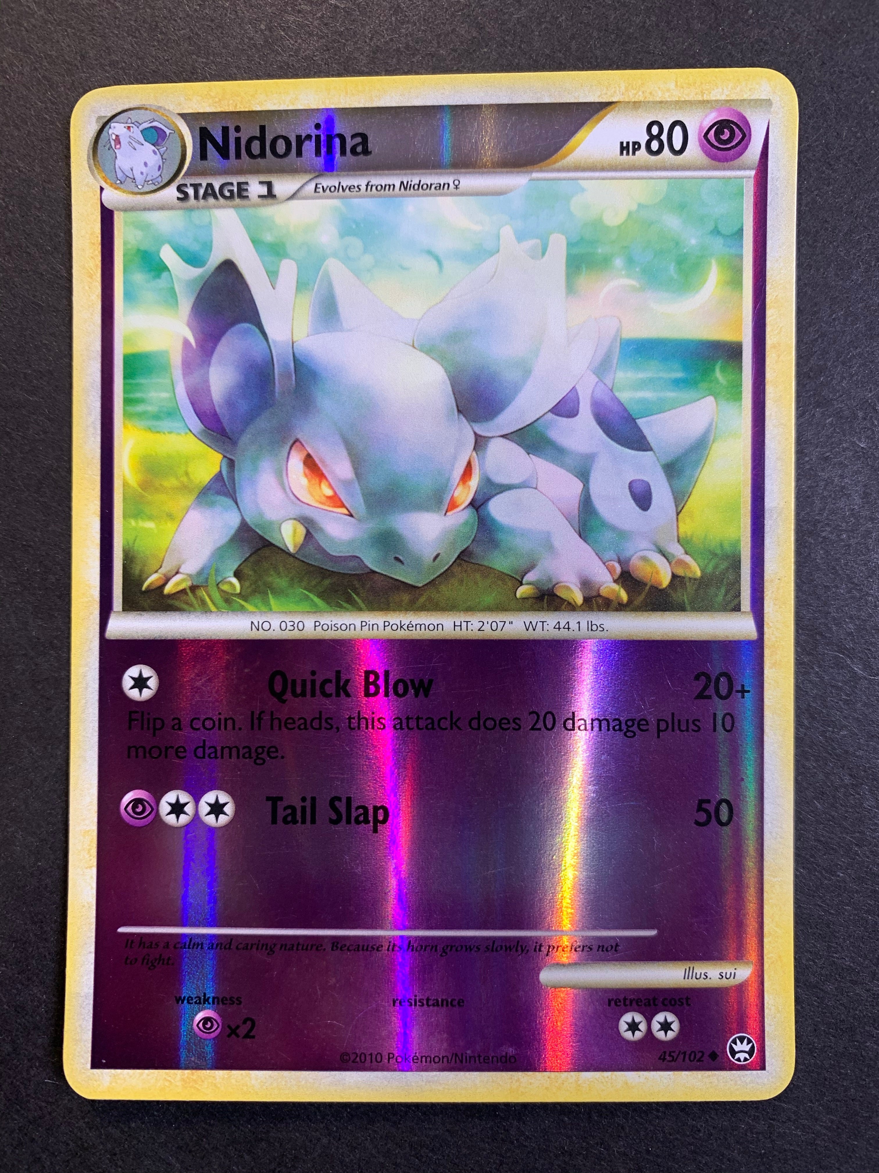 Nidorina Pokemon Card