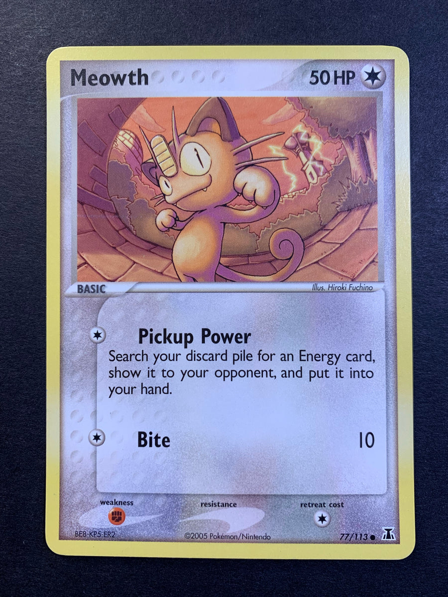 Meowth - 77/113 Common - Ex Delta Species Set – JAB Games13