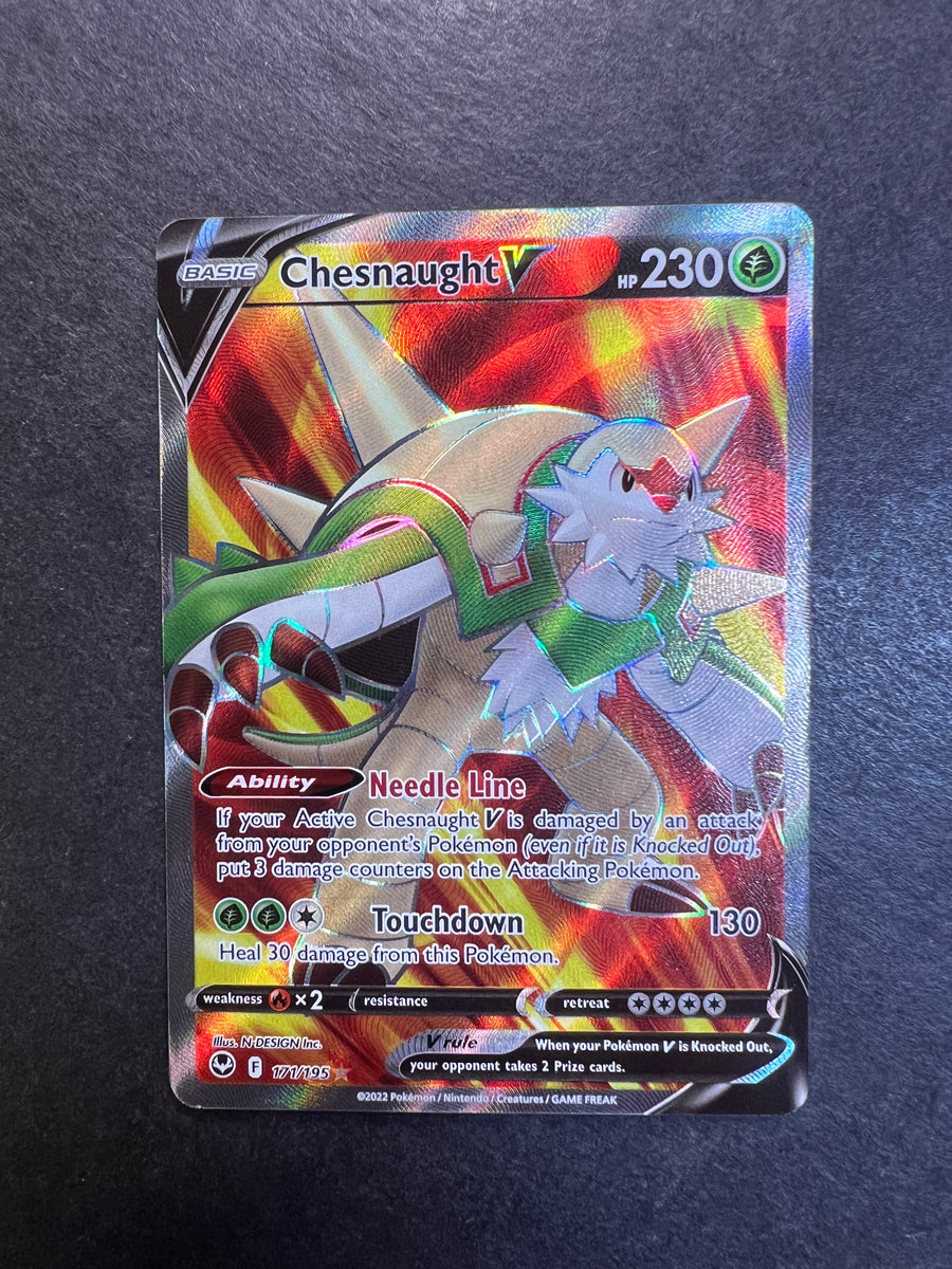 Chesnaught V - 171/195 Full Art Ultra Rare - Silver Tempest – JAB Games13