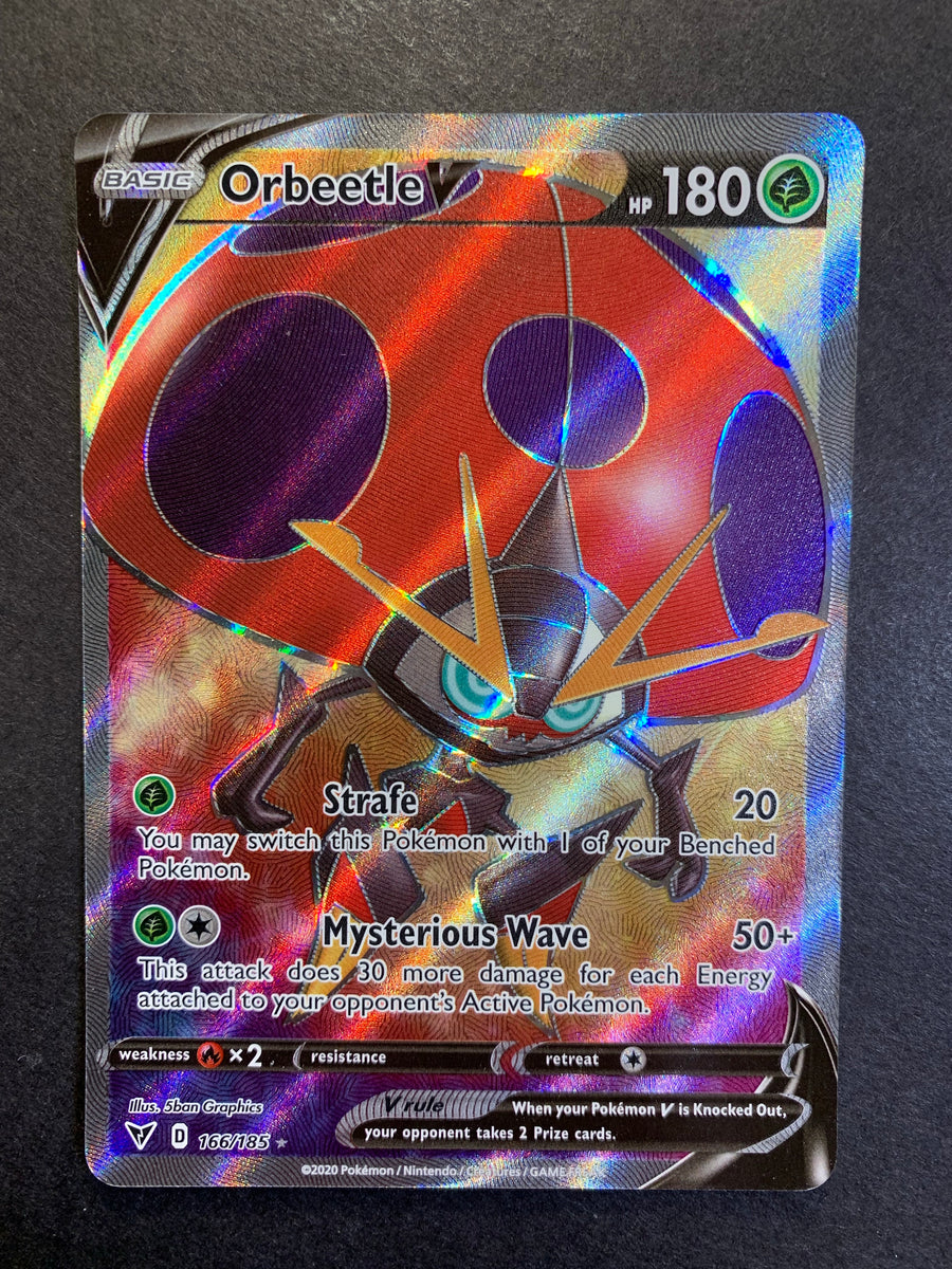 Orbeetle V - 166/185 Full Art Ultra Rare - Vivid Voltage – JAB Games13