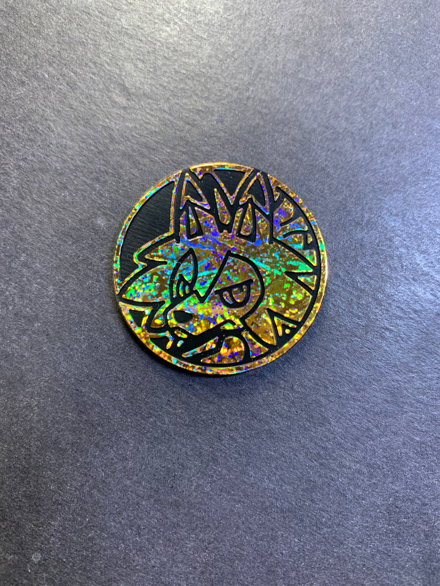 Official Lycanroc Pokemon Coin - Orange – JAB Games13