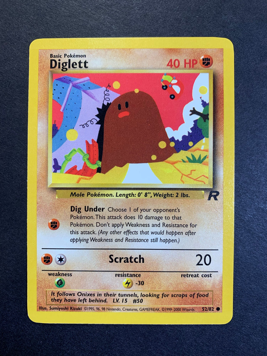 Diglett - 52/82 Team Rocket Set – JAB Games13