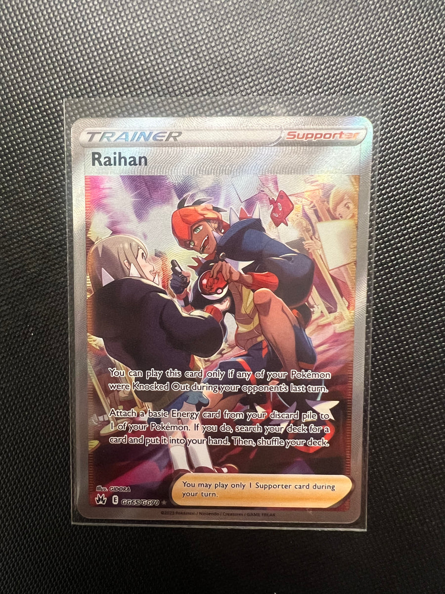 Raihan - GG65/GG70 Full Art Ultra Rare Trainer - Crown Zenith – JAB Games13